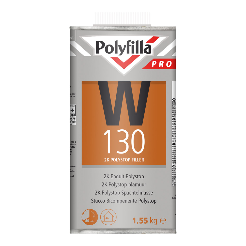Polyfilla Polystop Plamuur Pro W130 2K 1,55kg - Bouwmaat