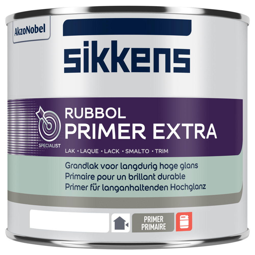 Sikkens Primer Rubbol Primer Extra Wit/W05 500ML - Bouwmaat