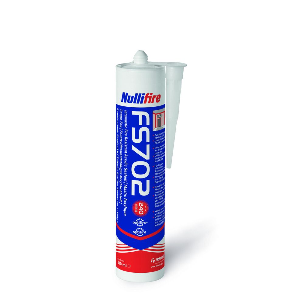 Nullifire Acrylaatkit FS702 Brandwerend Wit 310ml - Bouwmaat