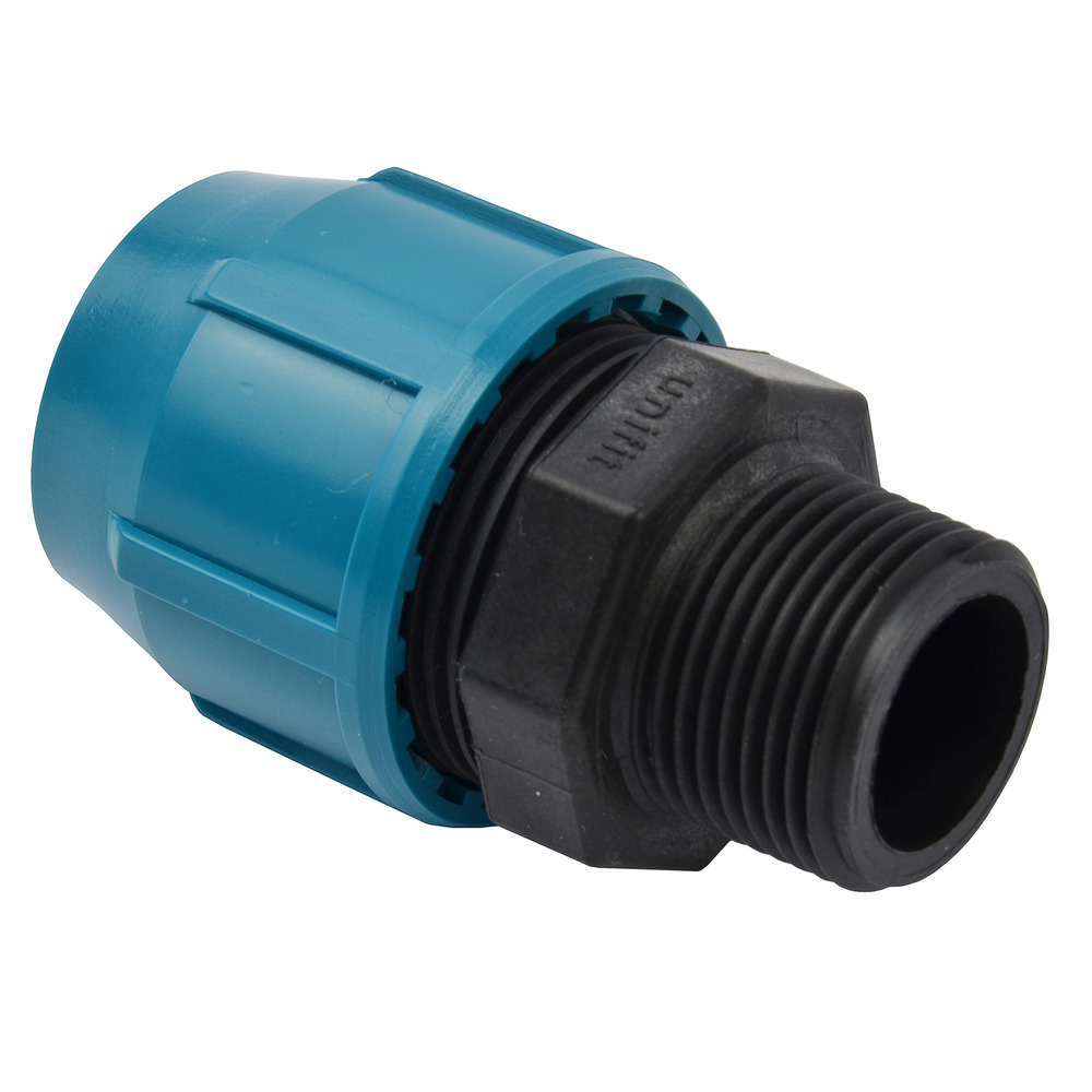 Tyleen overgangsstuk 25 mm x 3/4'' buitendraad - Bouwmaat