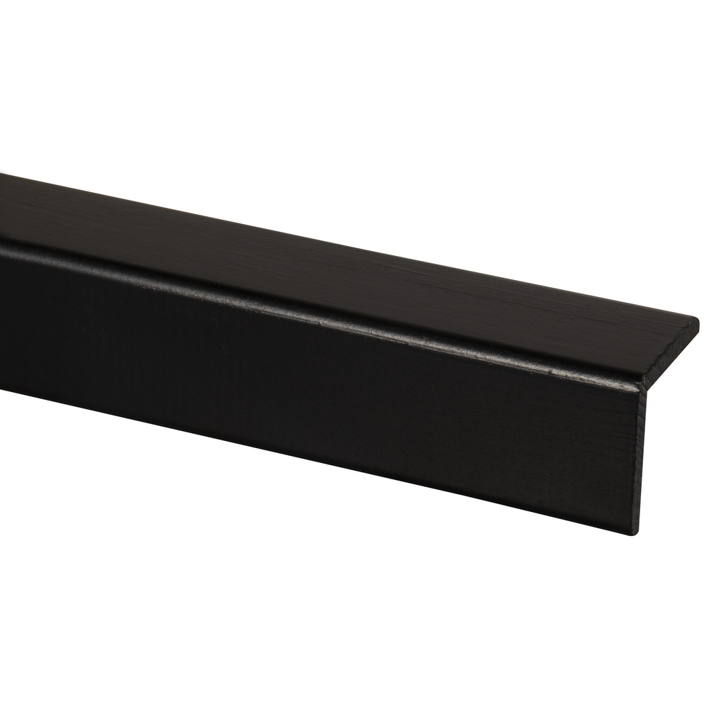 Hoeklat Grenen Zwart Gelakt 34x34x2700mm FSC Mix 70% - Bouwmaat