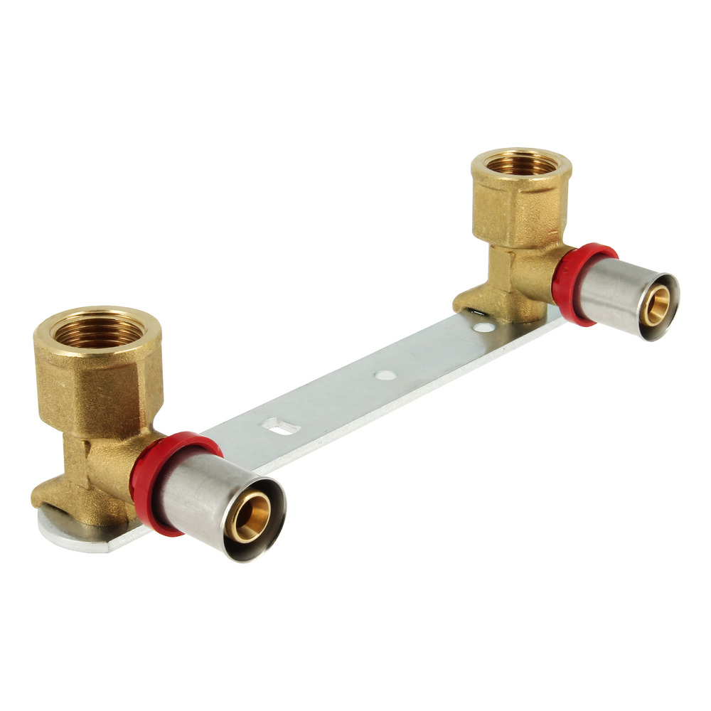 Bonfix Alu-pers Muurplaatbeugel 1/2" binnendraad x 16 mm - Bouwmaat