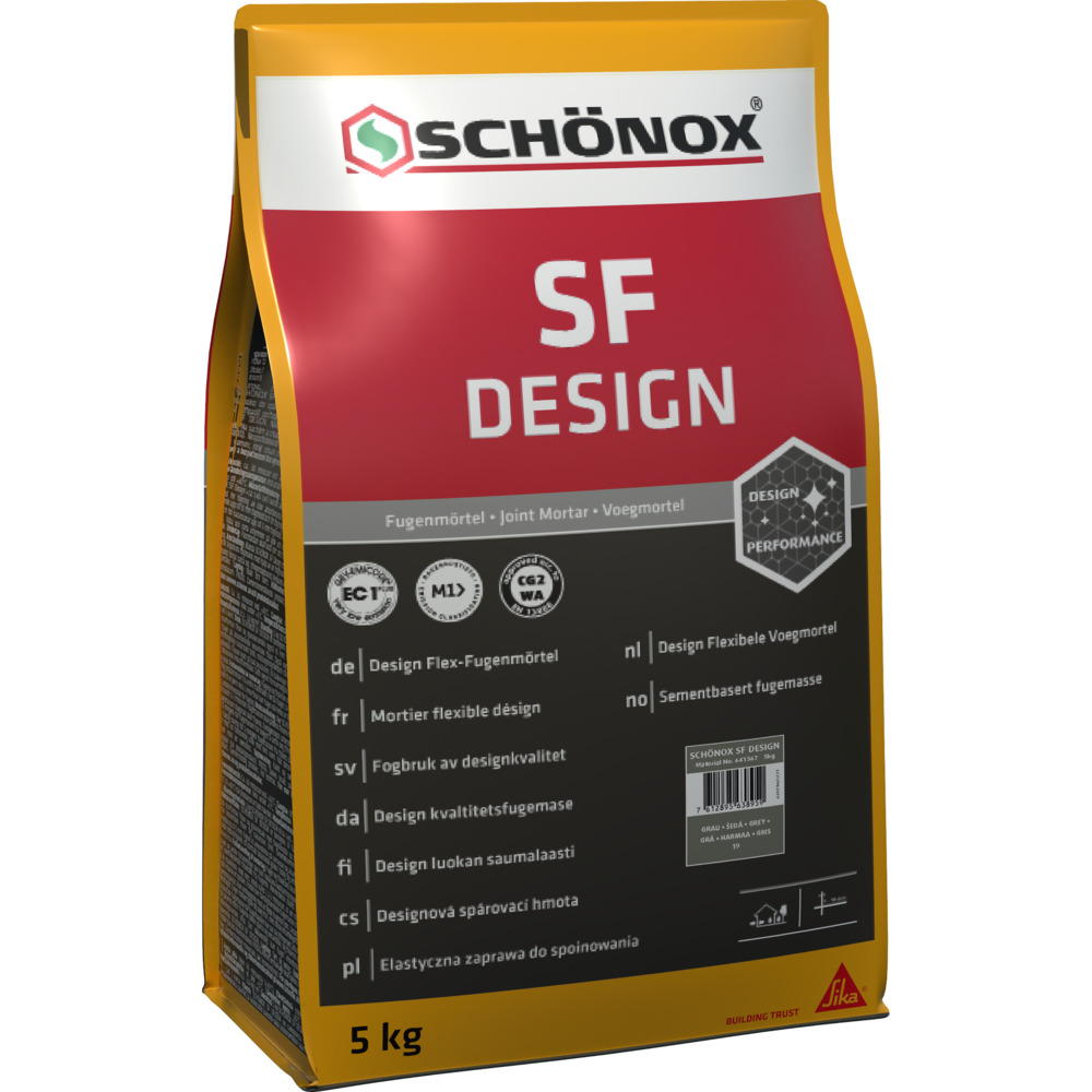 Schönox SF DESIGN voegmortel zandsteen 5 kg - Bouwmaat