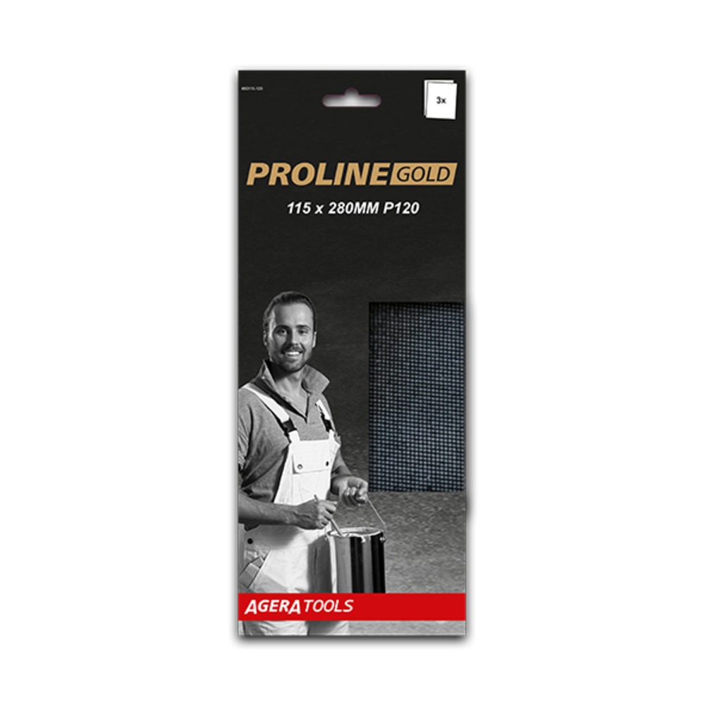 ProLine Gold Schuurgaas P120 115x280mm - Bouwmaat