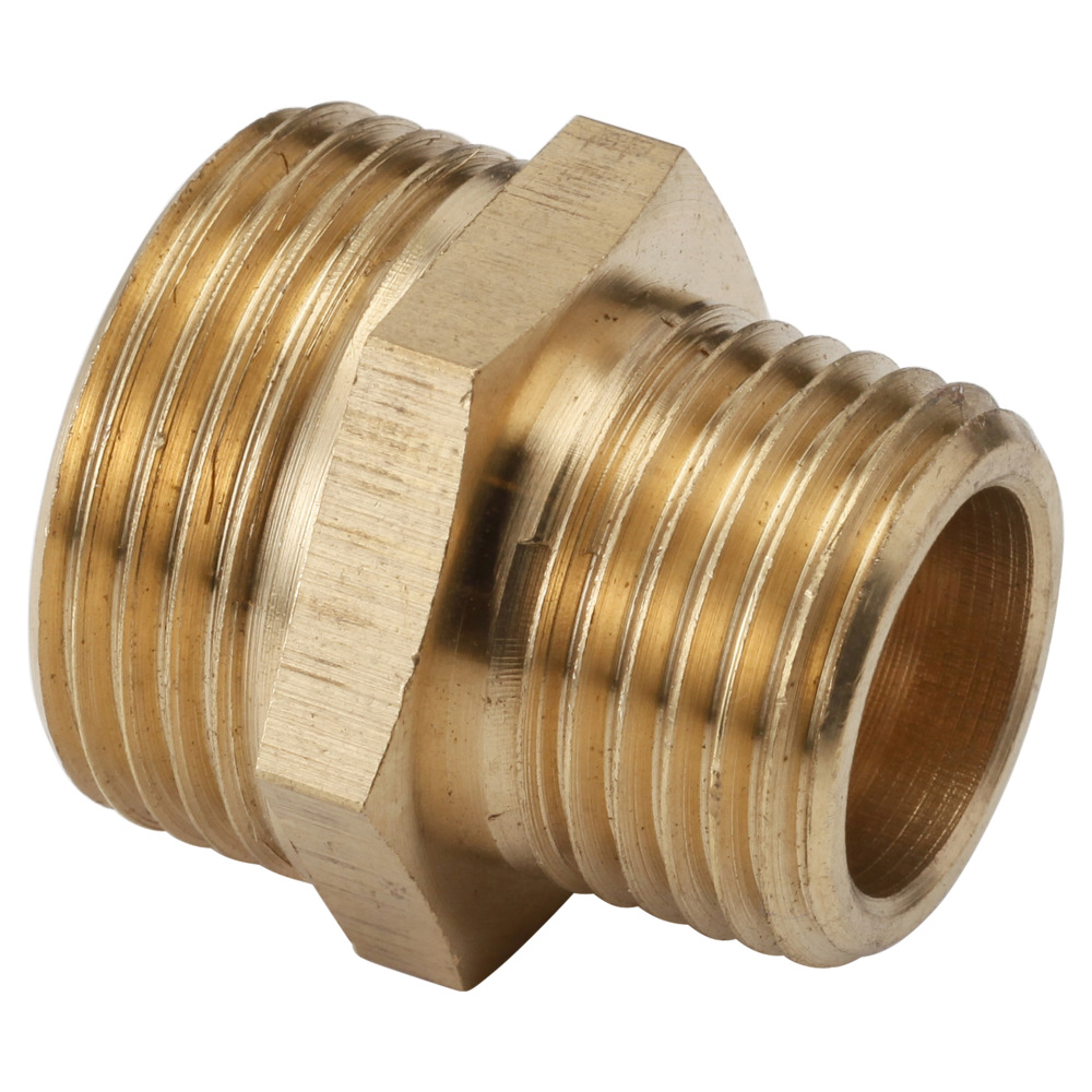 Verloopnippel 3/4'' buitendraad x 1/2'' buitendraad - 2 stuks - Bouwmaat