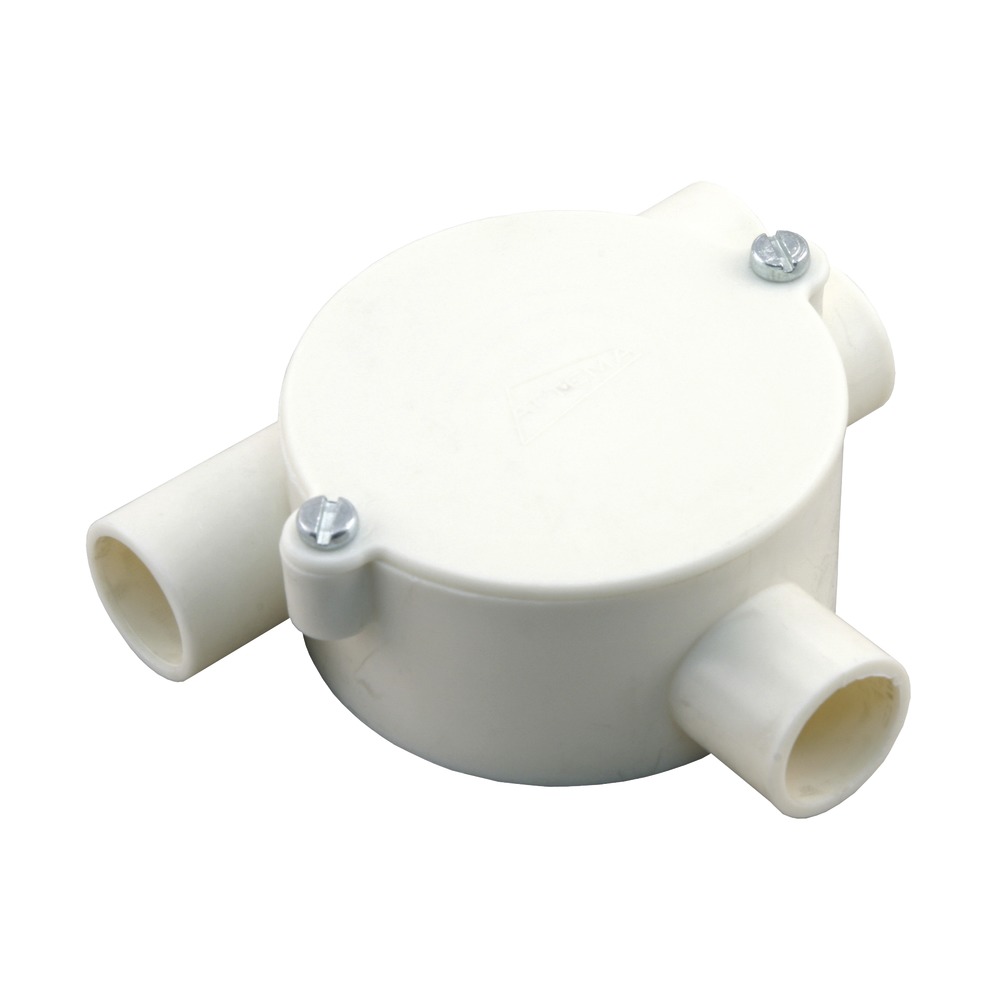 Attema Lasdoos Top-T-Trekdoos Crème 2 x Rechts Ø5/8 - Bouwmaat