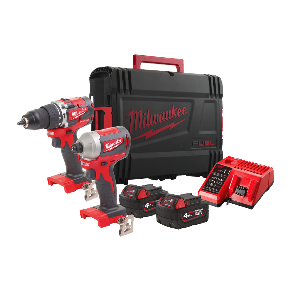 Milwaukee Combiset M18 CBLPP2A-402C - Bouwmaat