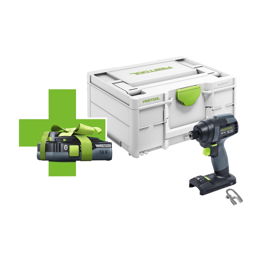 Festool Accu-Slagschroevendraaier TID 18 Basic 4,0 - Bouwmaat