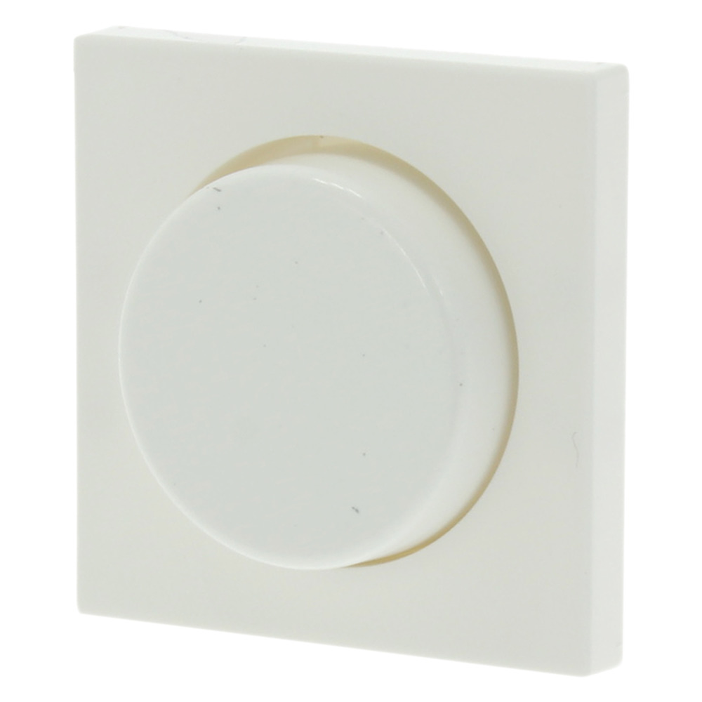 Jung AS500 Inbouw Centraalplaat Knop Dimmer Polarwit - Bouwmaat
