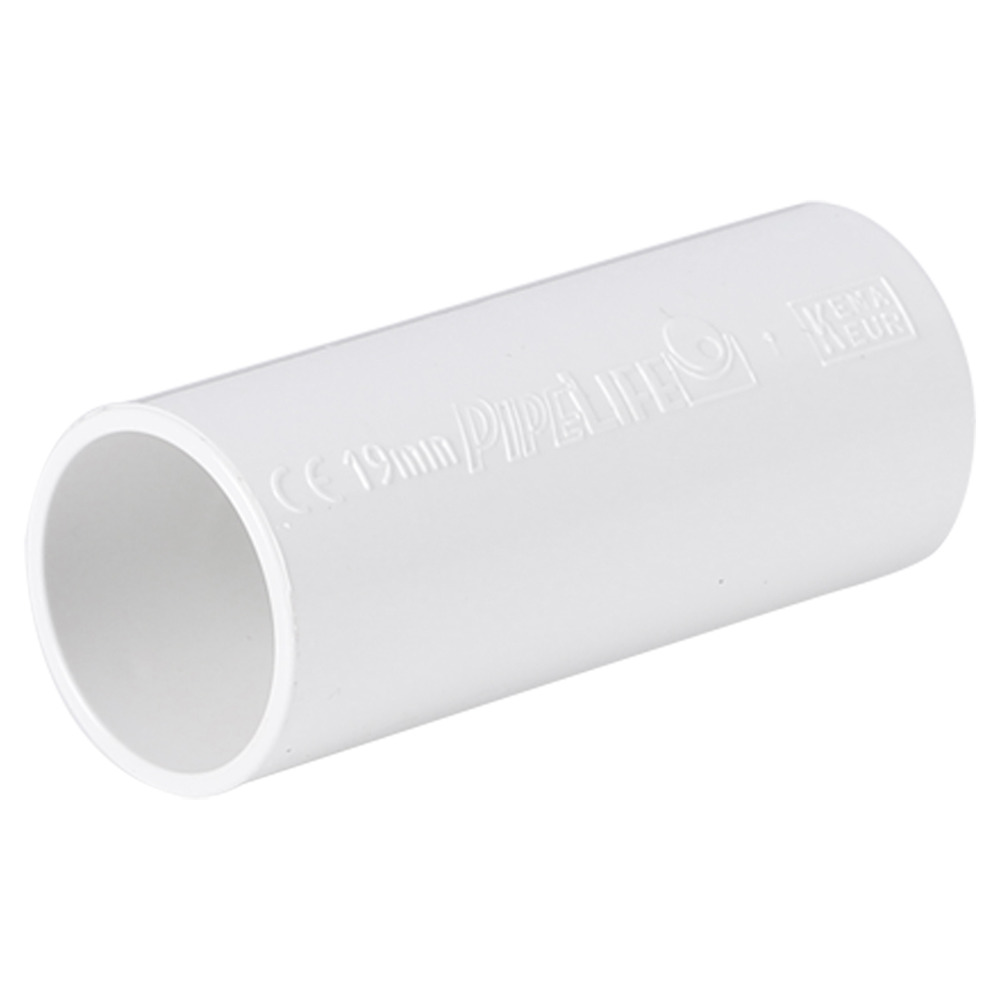 Pipelife Sok PVC Wit Ø3/4 3st - Bouwmaat