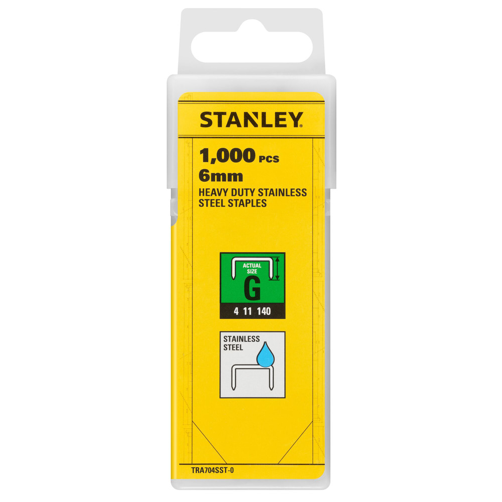 Stanley RVS Nieten 6mm Type G - 1000st - Bouwmaat