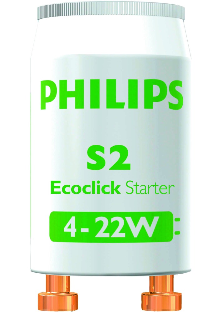 Philips TL-starter S2 4-22 watt - Bouwmaat