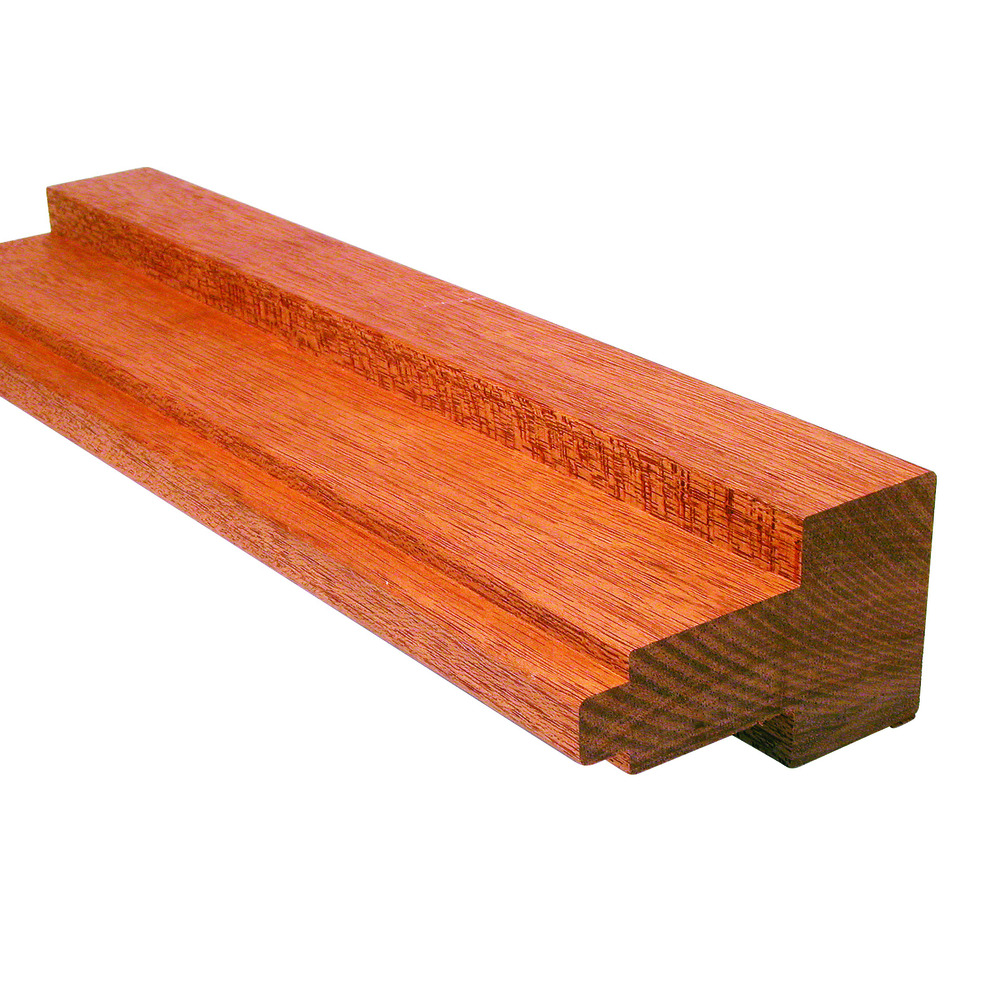 Kozijnprofiel B Hardhout Onbehandeld 66x110x2150mm FSC 100% - Bouwmaat