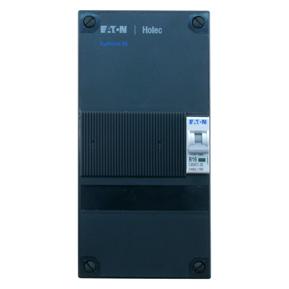 Eaton Holec Groepenkast 1 Groep 16A 1-Polig+N 110x220mm - Bouwmaat