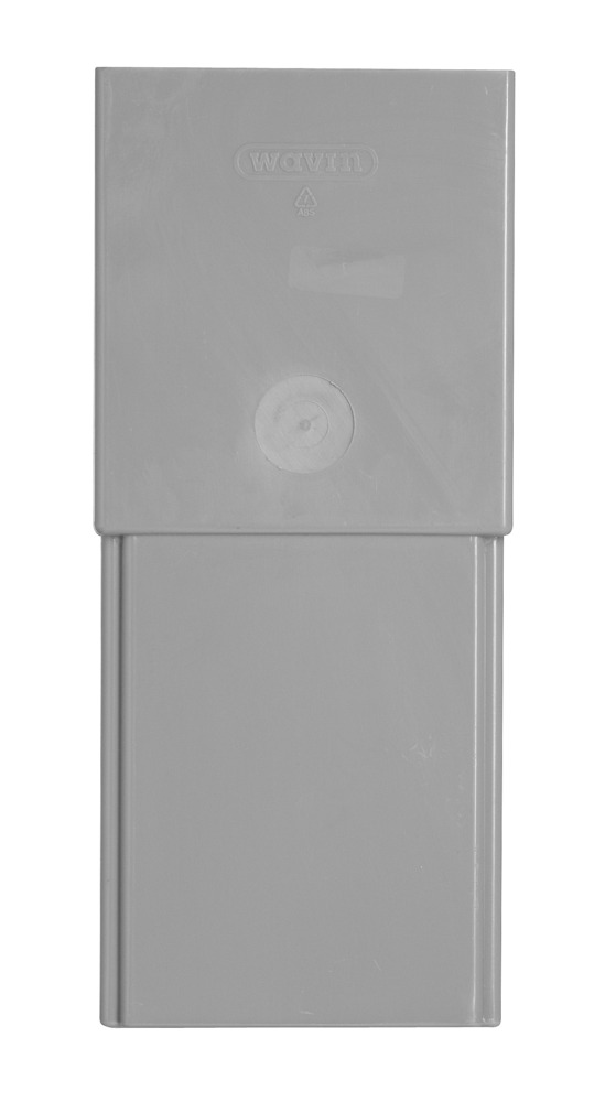 Verlengstuk PVC Ø 70/80 mm rechthoekig 80x60 mm met stadsuitloop ZZ ...