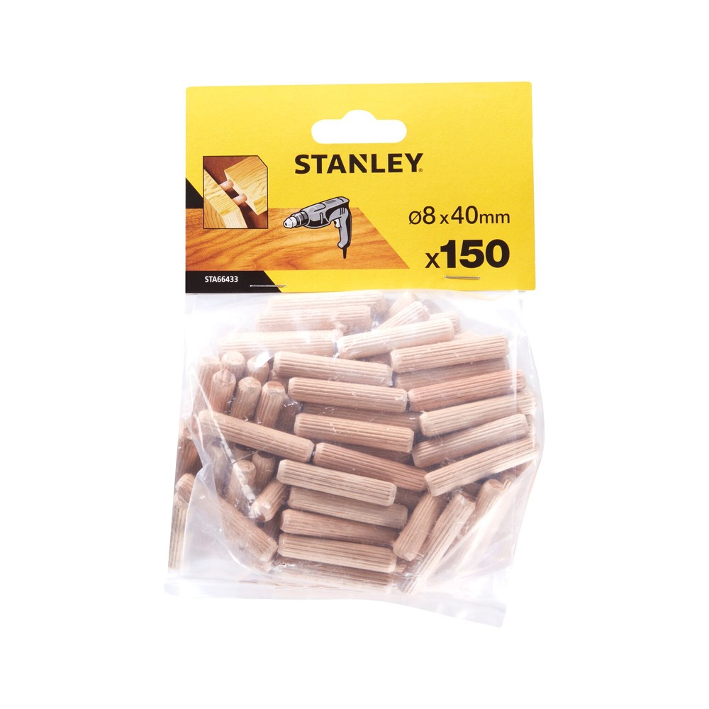 Stanley Deuvels STA66433-QZ 8,0x40mm 150st - Bouwmaat