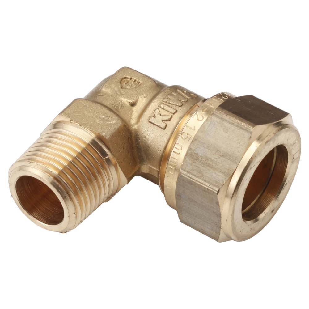 Bonfix Knel knie 15 mm x 3/8'' buitendraad - Bouwmaat