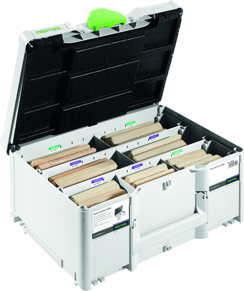 Festool Domino DF700 XL Assortiment Systainer DS/XL D12/D14 128x BU ...