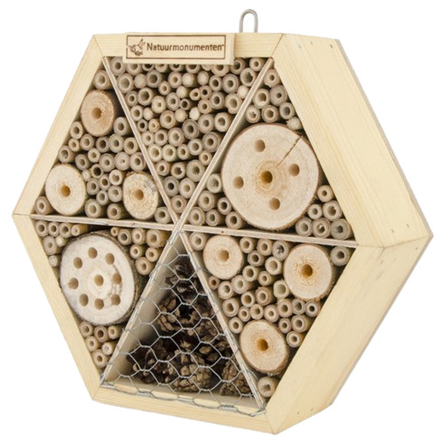 Insectenhuis zeshoek Suvan Medium 25x8x25 cm | AniDis